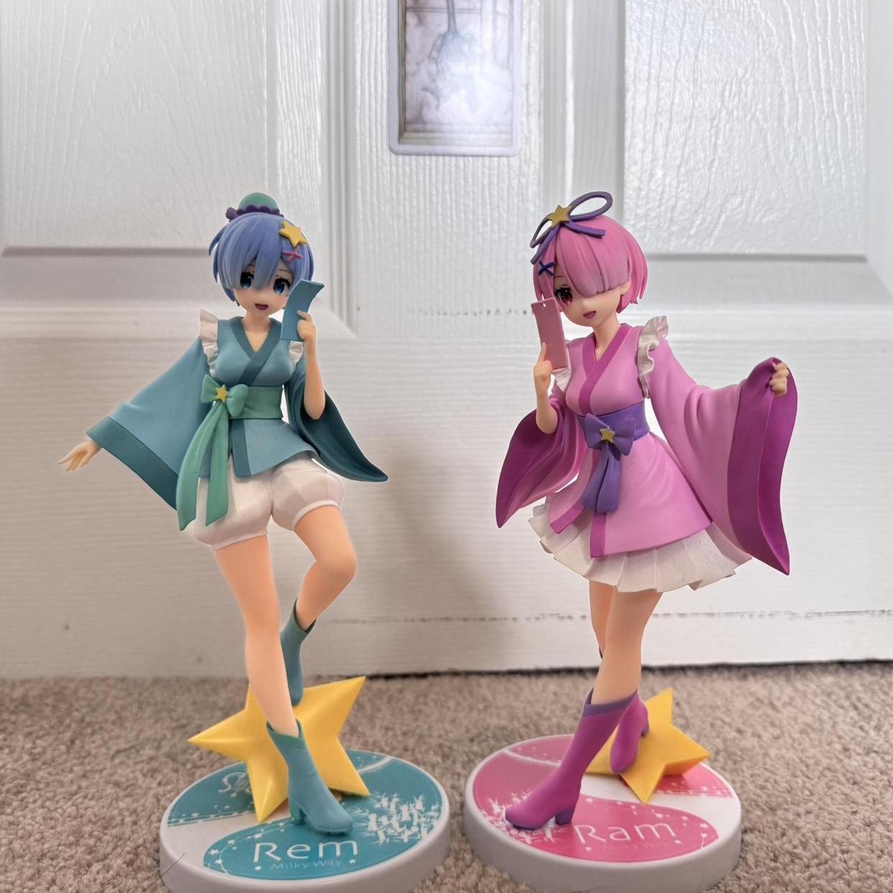 Rem & Ram figures || Little dusty, but otherwise in... - Depop