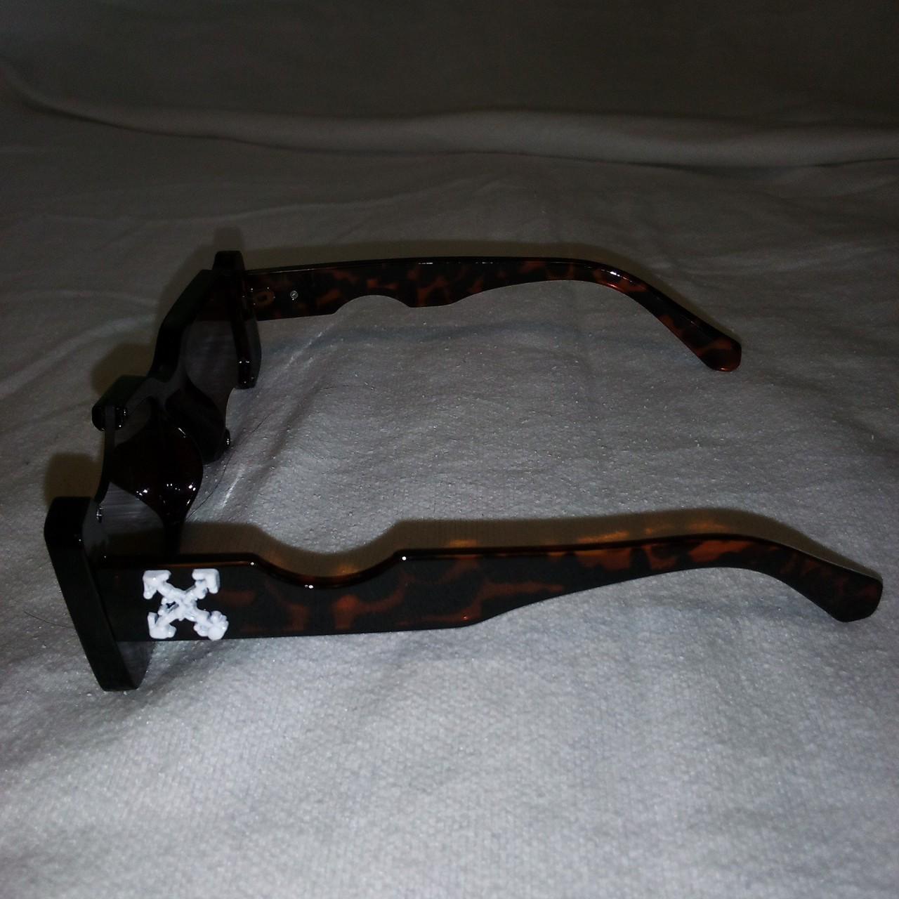 Off-white type glasses Don't have original case... - Depop