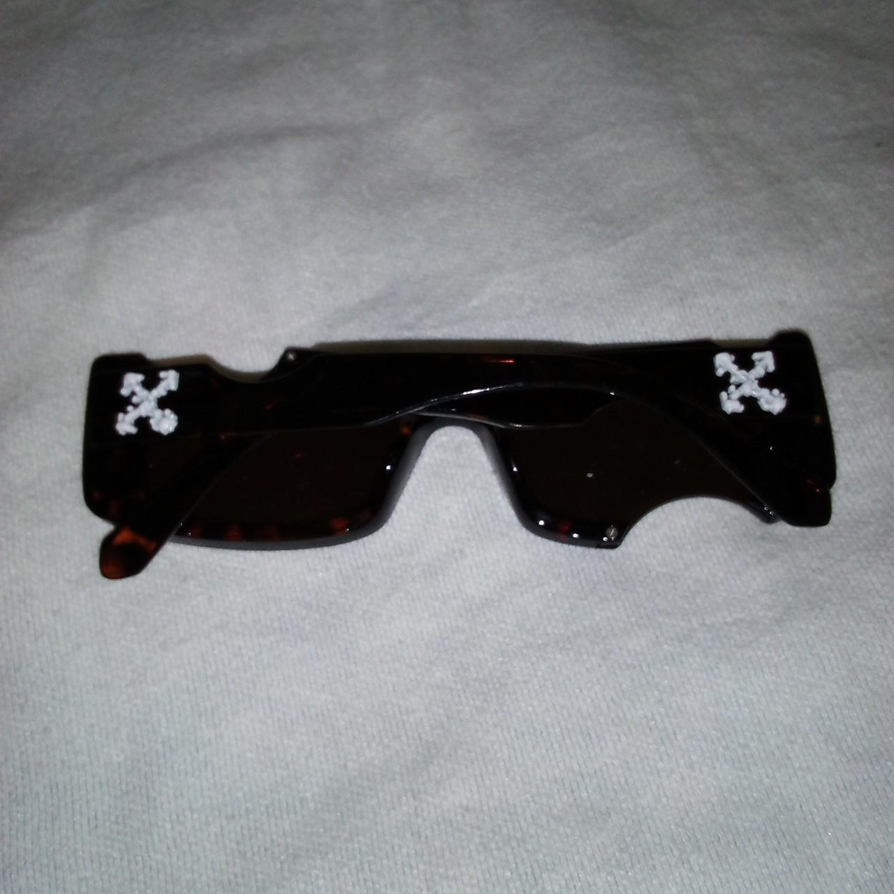 Off-white type glasses Don't have original case... - Depop