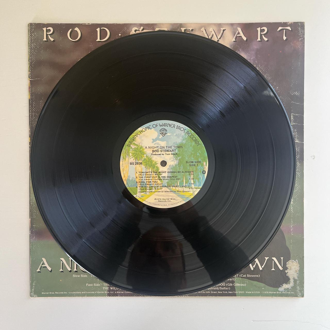 Rod Stewart Vinyl Record Album: A Night On The... - Depop