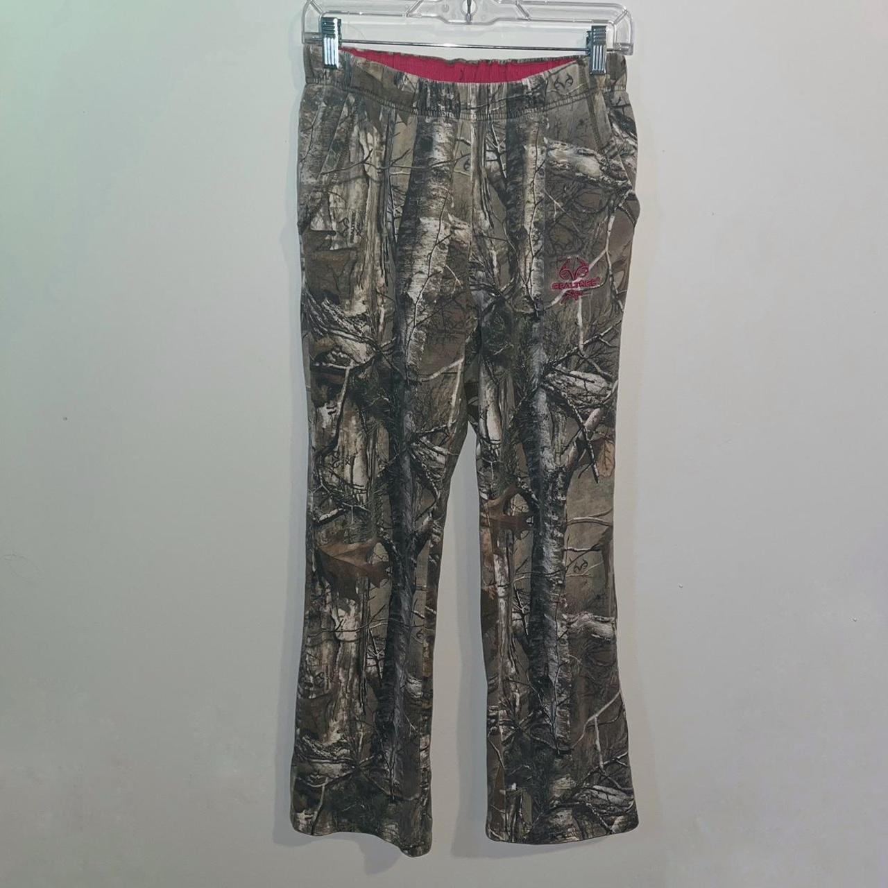 Real tree camo flare sweats Size medium (they’re a... - Depop