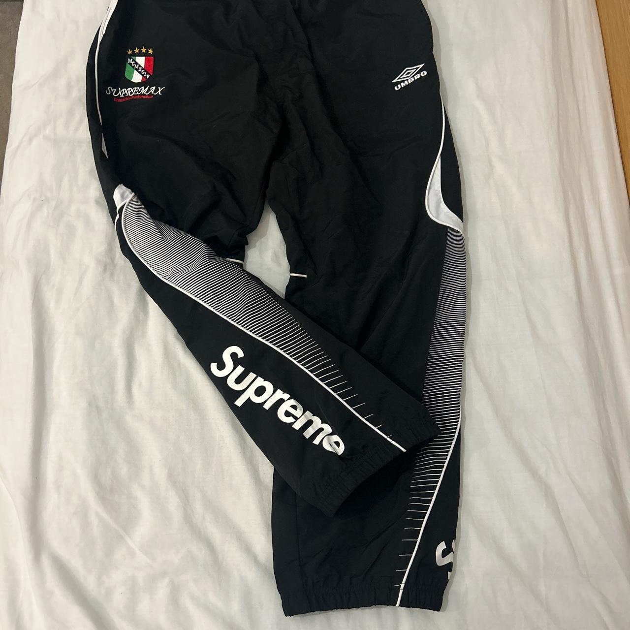 Supreme umbro bottoms 100% authentic baggy fit... - Depop