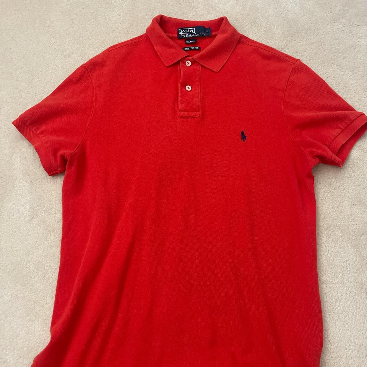 Ralph Lauren Men's Red and Orange Polo-shirts | Depop