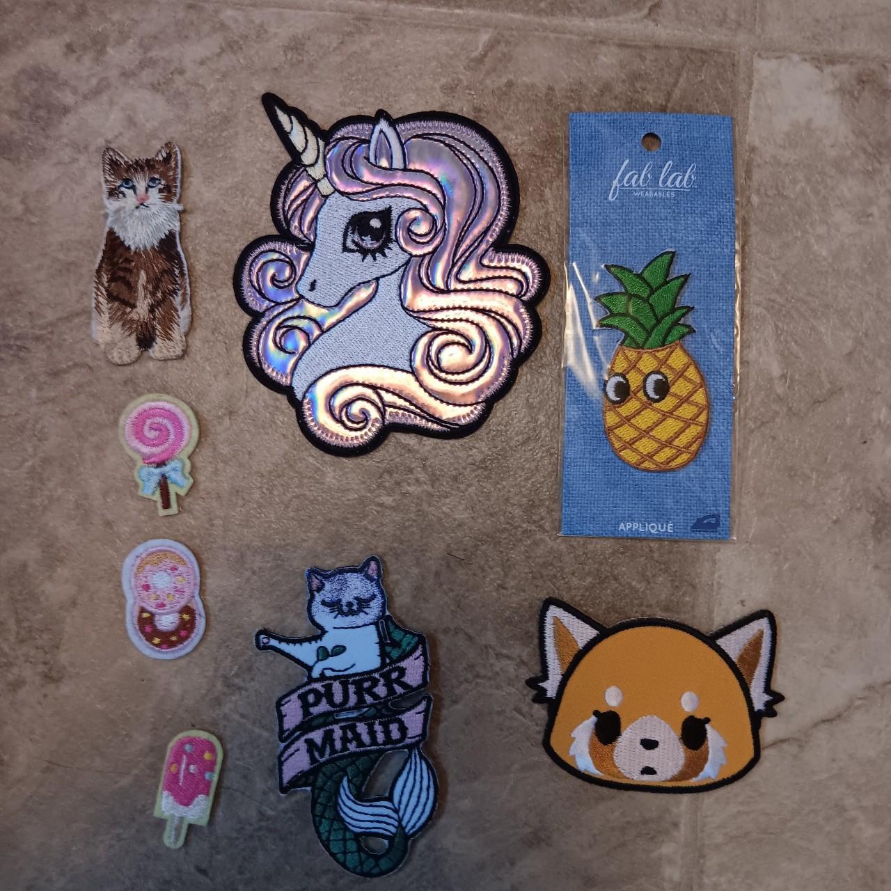 Cute girly kid core patches from our daughters old... - Depop