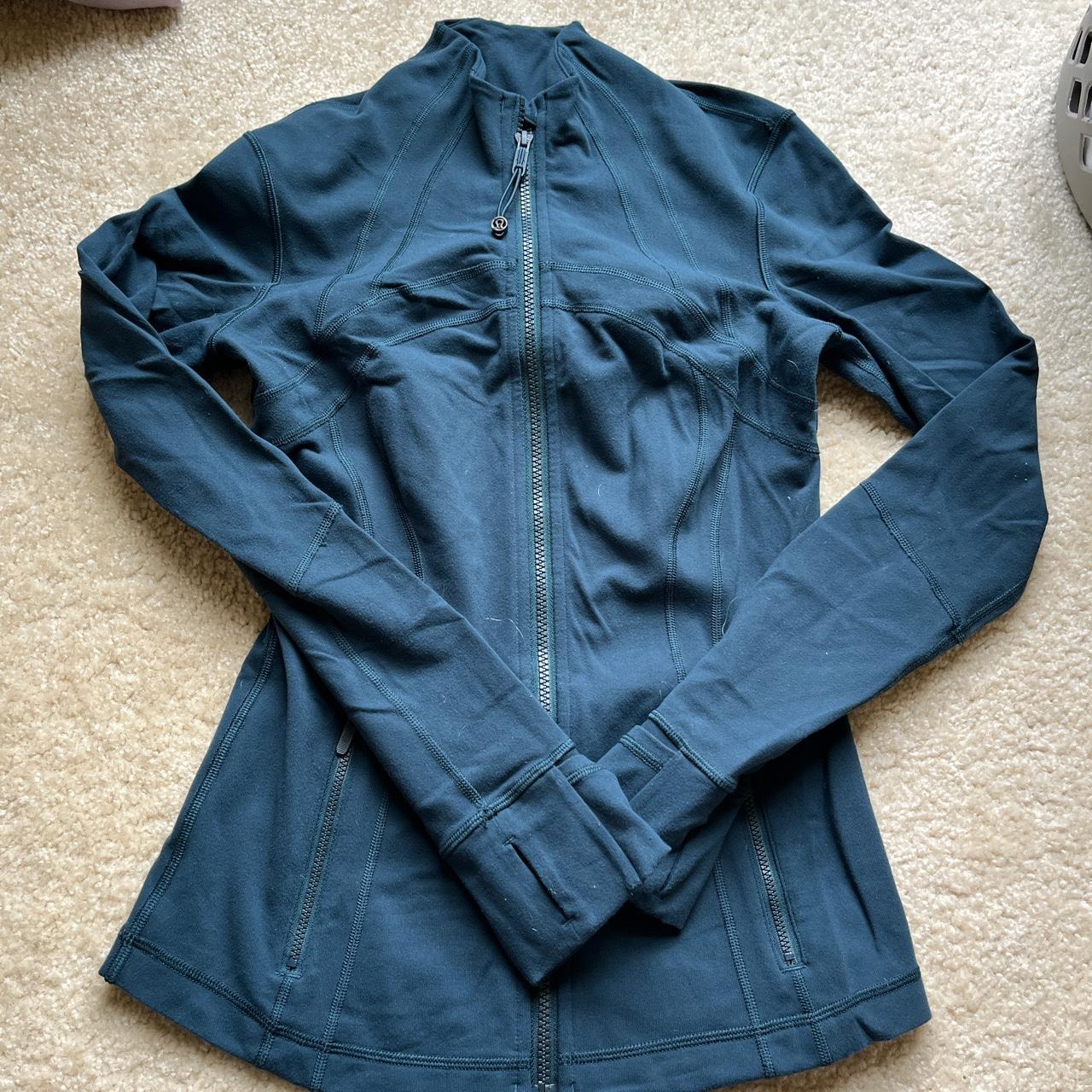 Dark green lulu align jacket No flaws Don’t wear it... - Depop