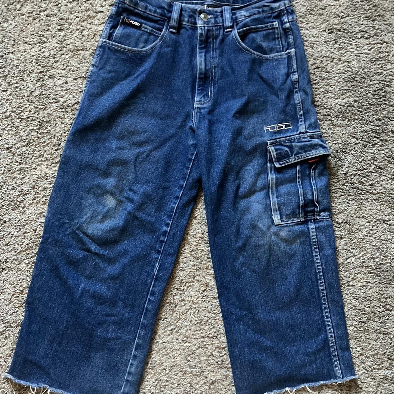 Fubu vintage 90’s baggy jeans - Depop