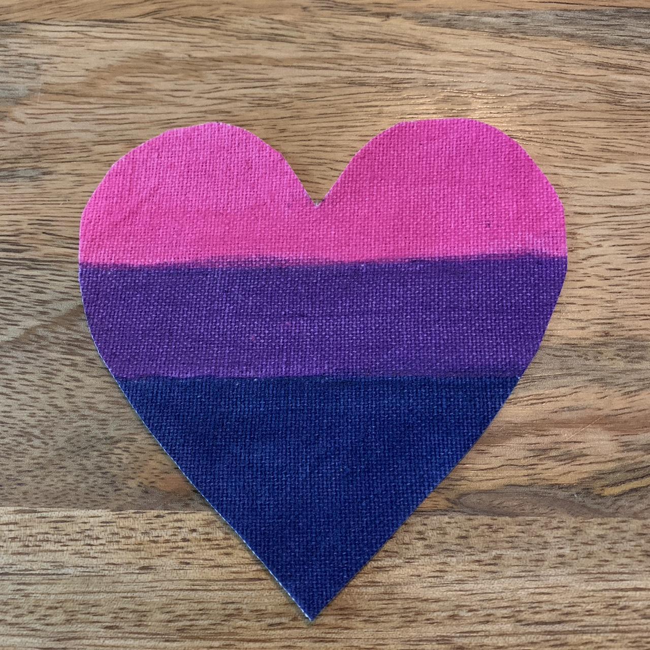 Bisexual Pride Heart | LGBTQ | Queer | Pride |... - Depop