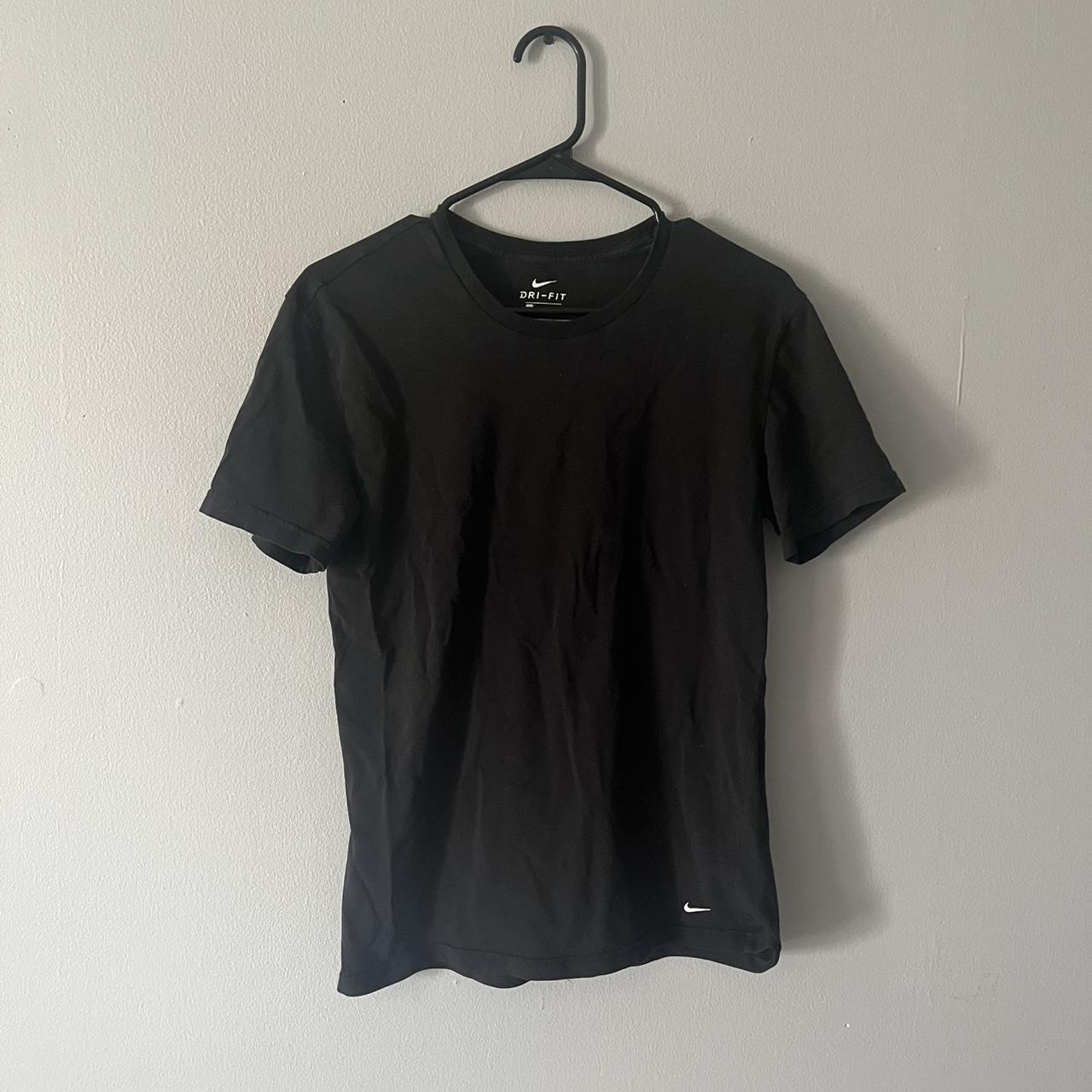 Nike Black Dri-Fit T-Shirt #nike #black #tshirt | Depop