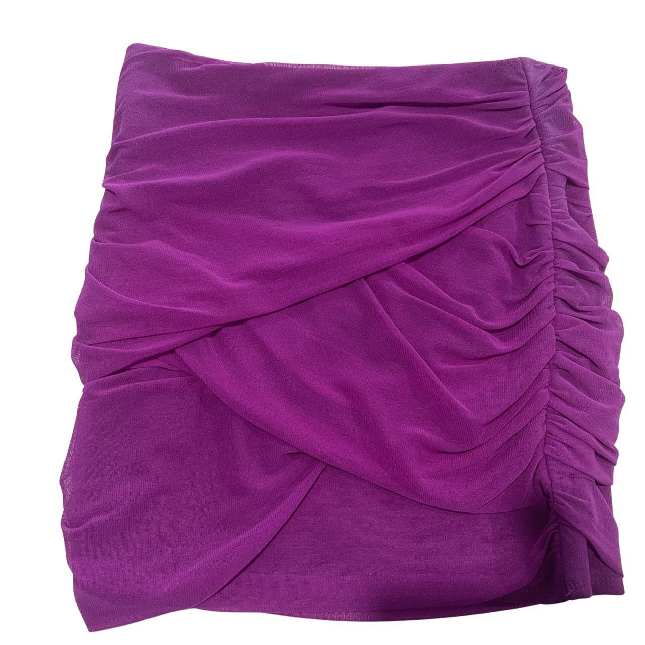 Cute Dotti deep Purple mini skirt. BNWT Size 8.... - Depop