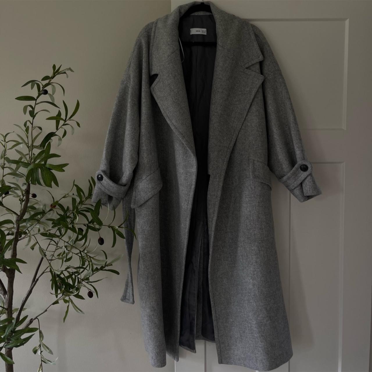 Mng/Mango wool coat - Depop