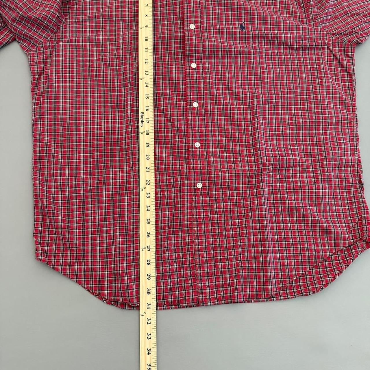 Ralph Lauren Blake Plaid Button Down Shirt Long... | Depop