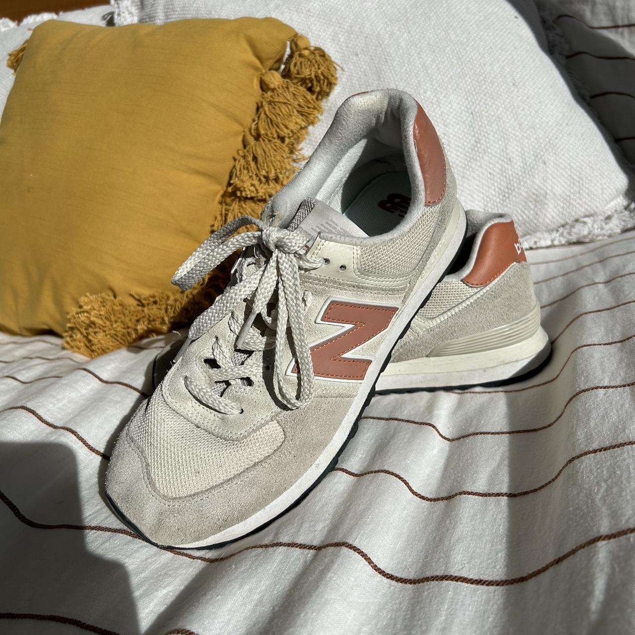 New Balance 574 in Calm Taupe - Depop