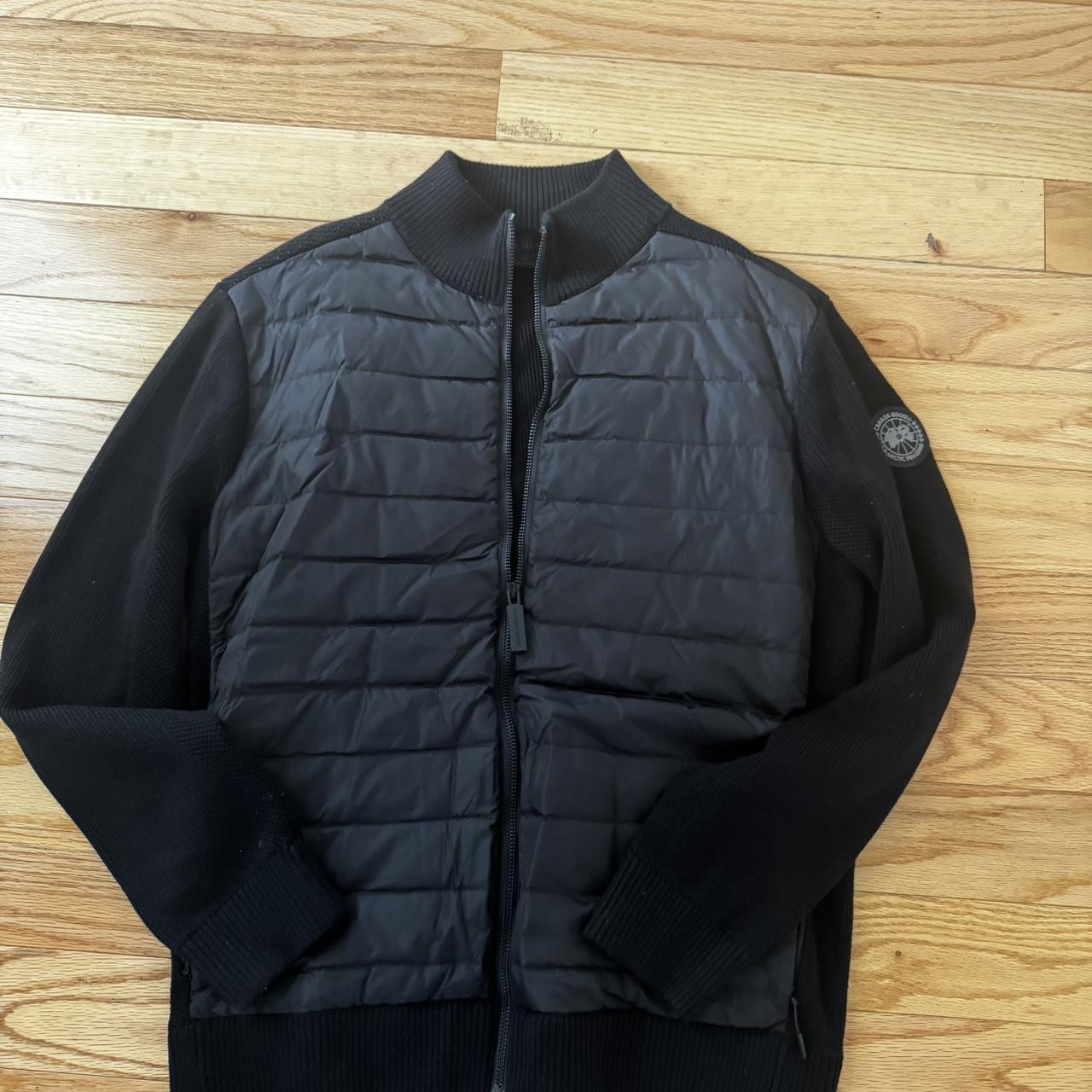 canada goose arctic program: hybridge knit jacket... | Depop