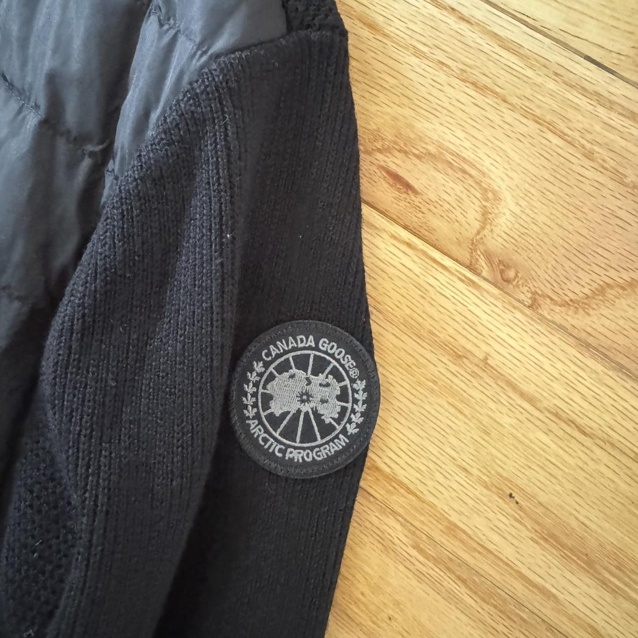 canada goose arctic program: hybridge knit jacket... | Depop