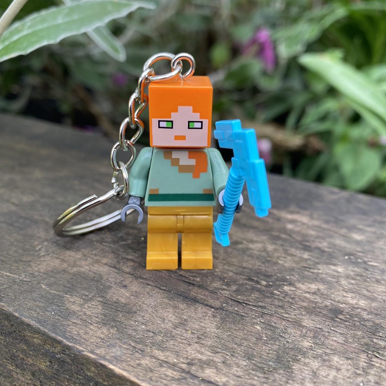 Minecraft minifigures keyring (3) Custom-Made... - Depop