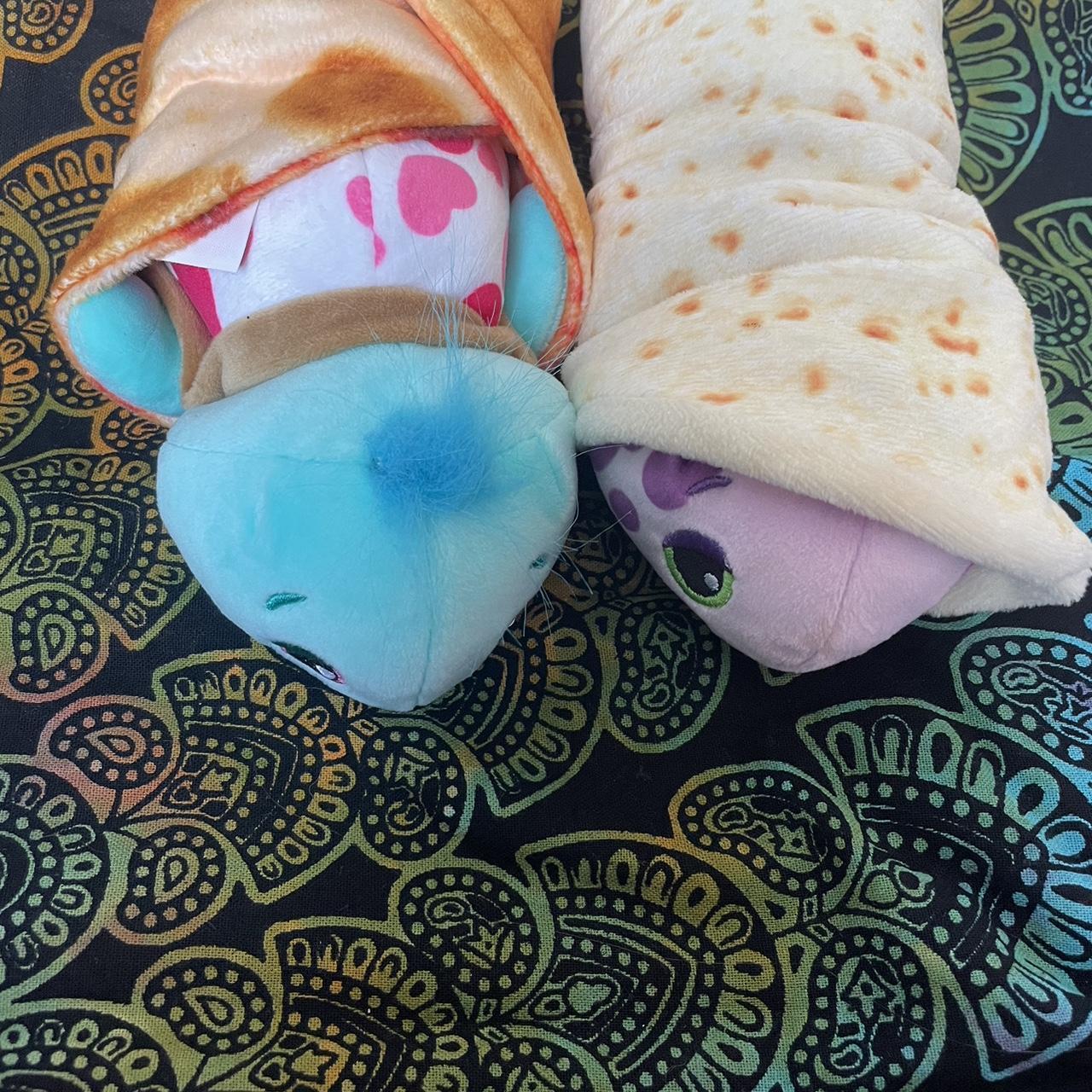 set of 2 cuteitos turtle plushies • blue pizza... - Depop