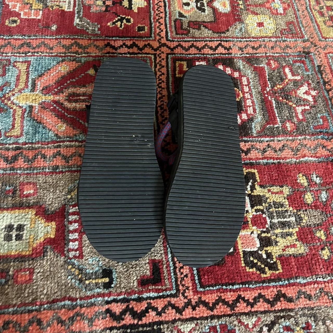 gramicci rope sandals in red and blue rope (looks... - Depop