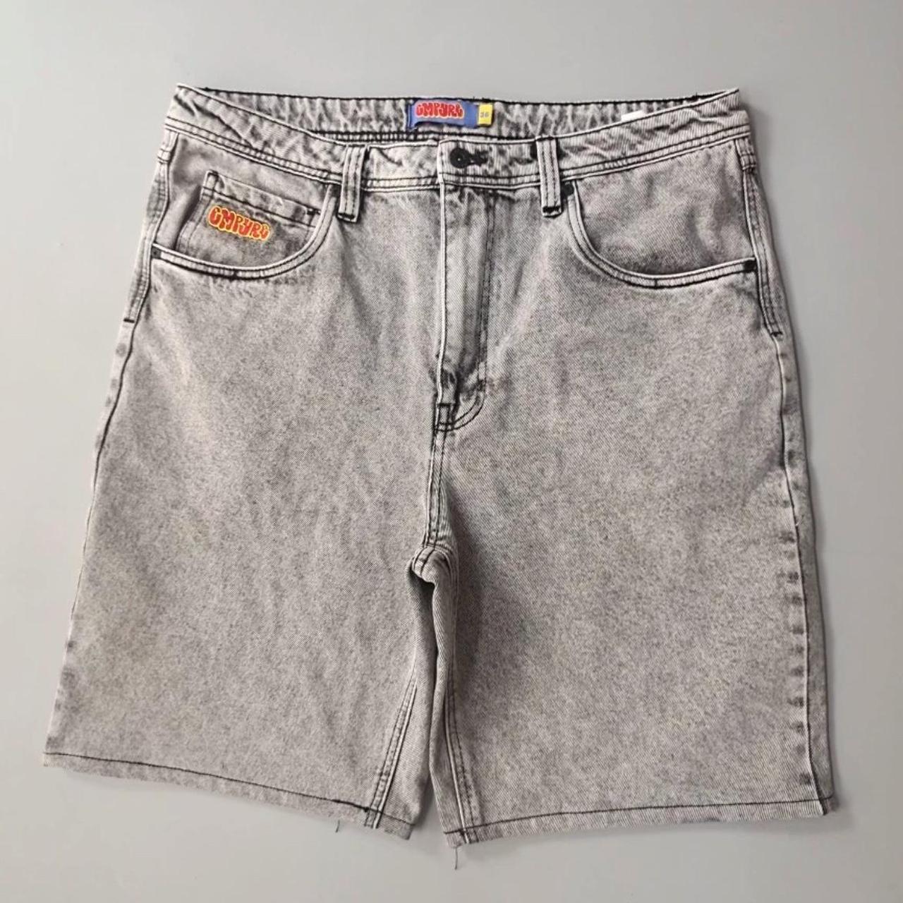 EMPYRE GRAY JORTS (WIDE LEG SLIGHTY WORN) ( - Depop