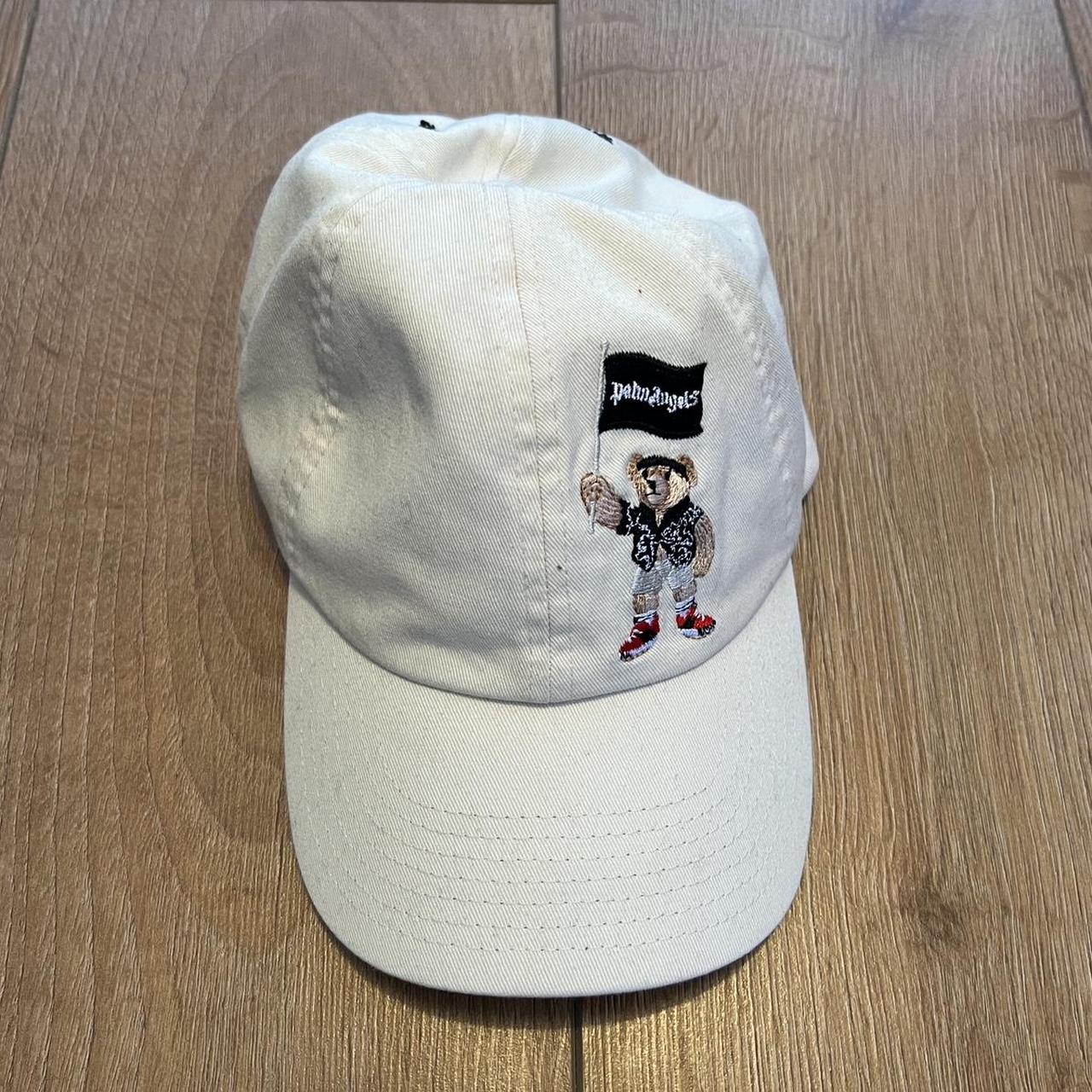 Palm Angels Men's Cream Hat | Depop
