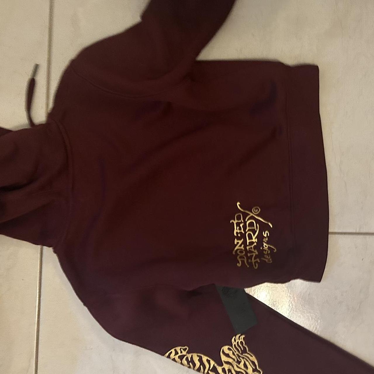 -brand new maroon at Hardy jacket- [super... - Depop