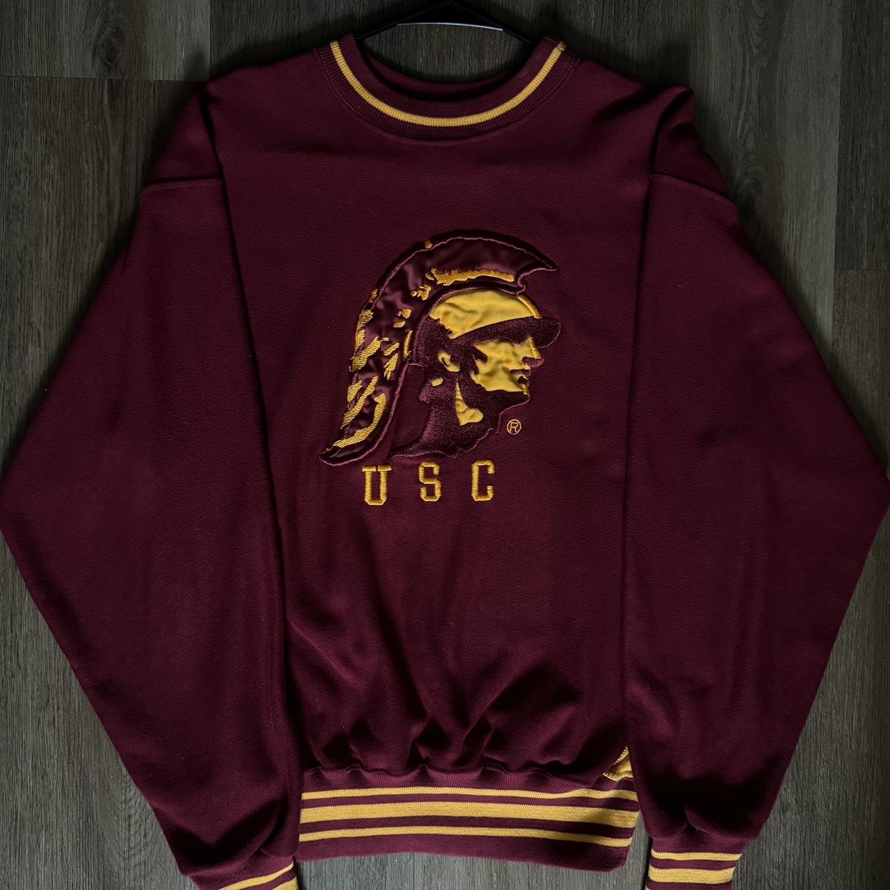 Vintage USC crewneck Size: M fits a little Small - Depop