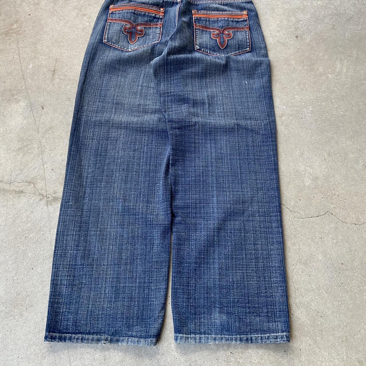 Baggy y2k Basic Code jeans look like rock revival Xs... | Depop