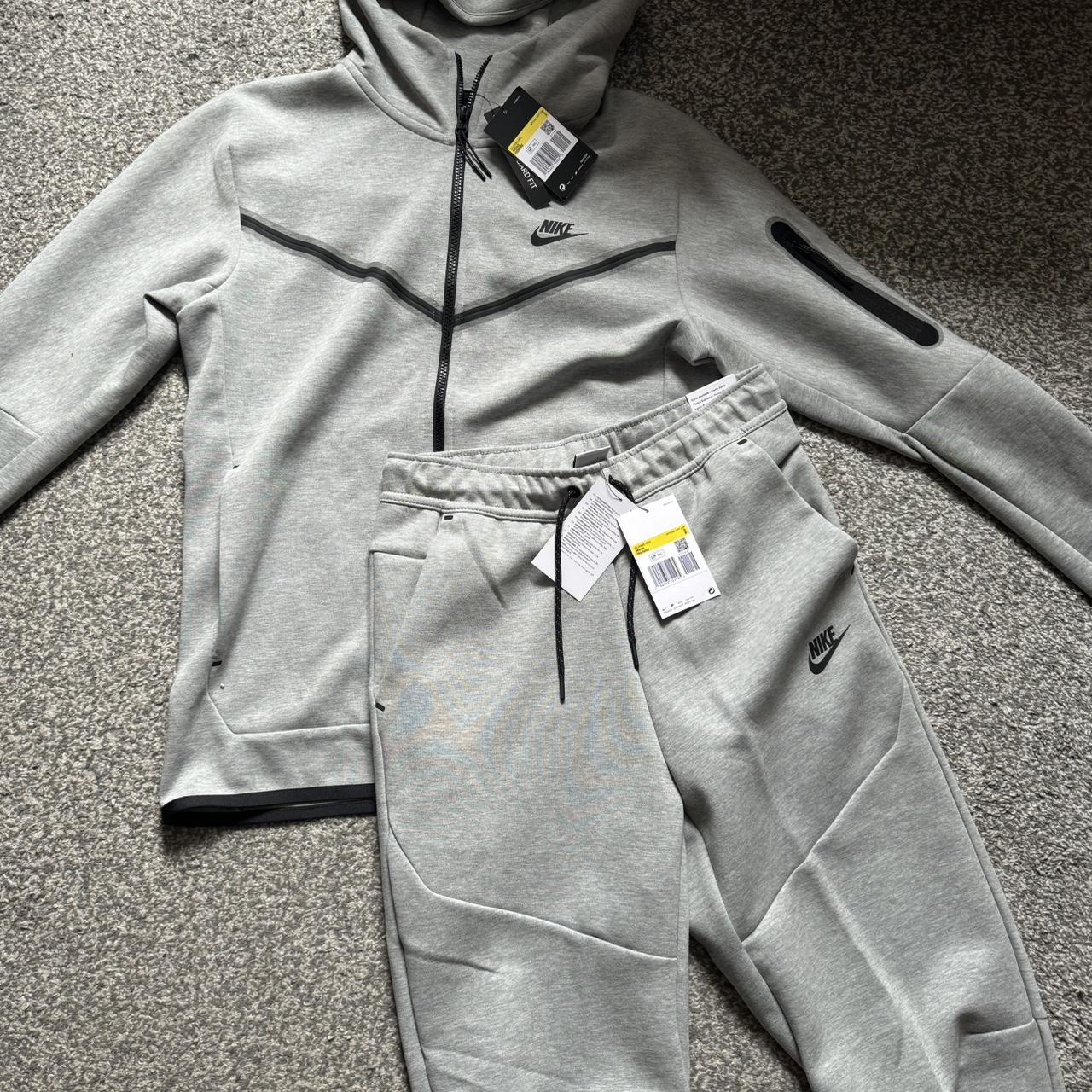 Nike grey tech fleece full tracksuit Brand new with... - Depop