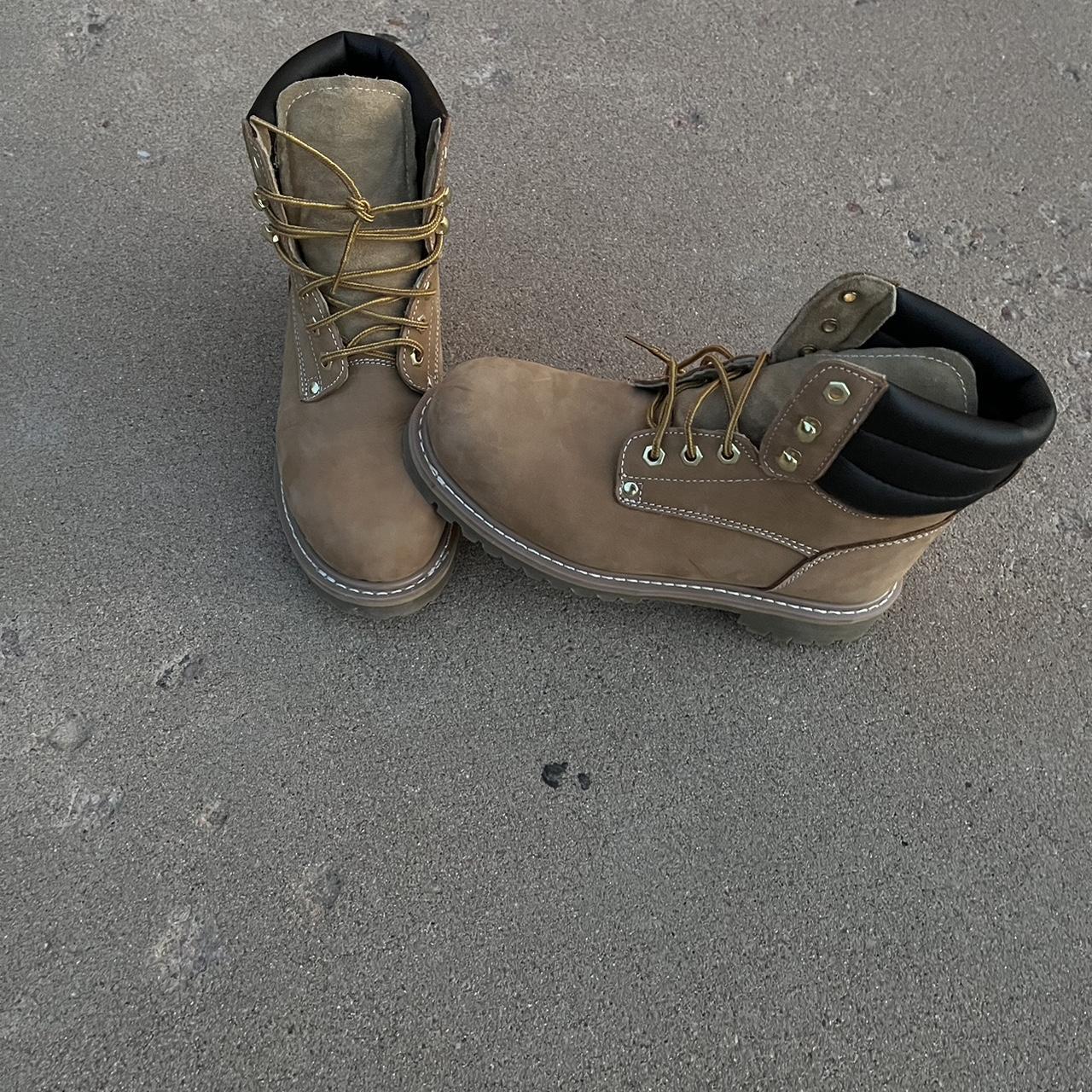mens SEARS boots(look just like timberlands) SIZE-... - Depop