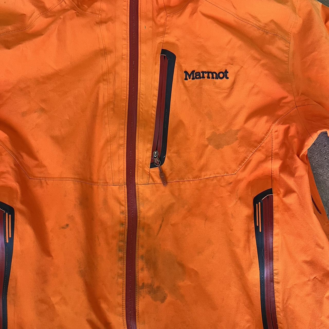 mens marmot gore-tex pro ski jacket SIZE- L - Depop