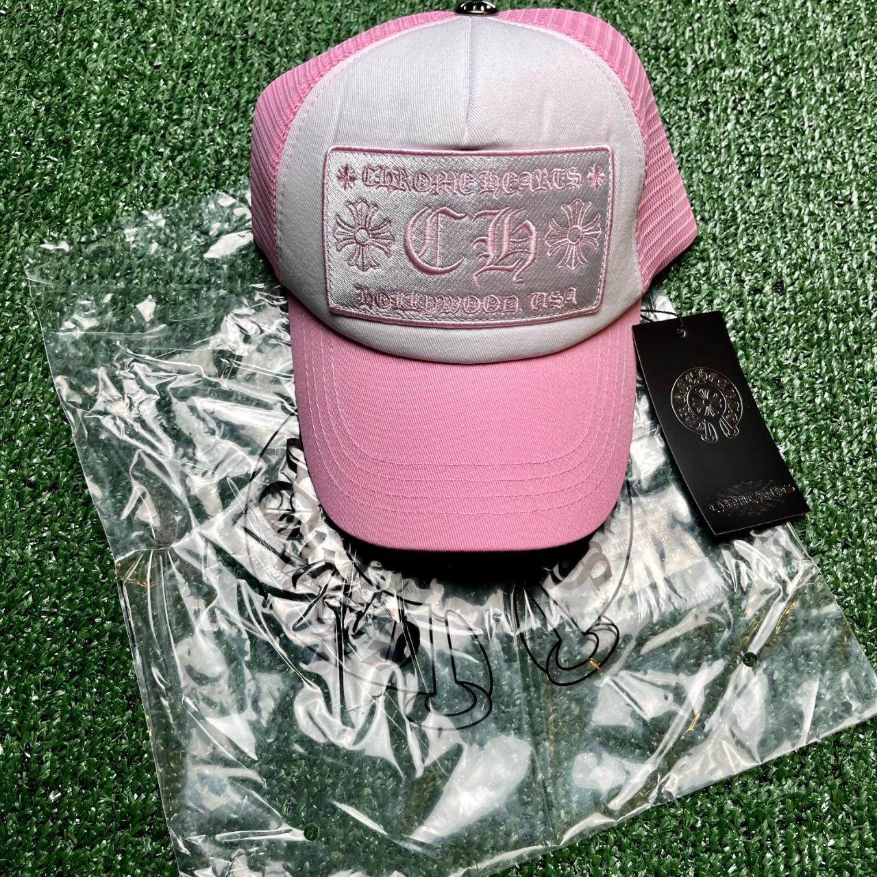 Chrome Heart Hat Pink Brand New - Depop