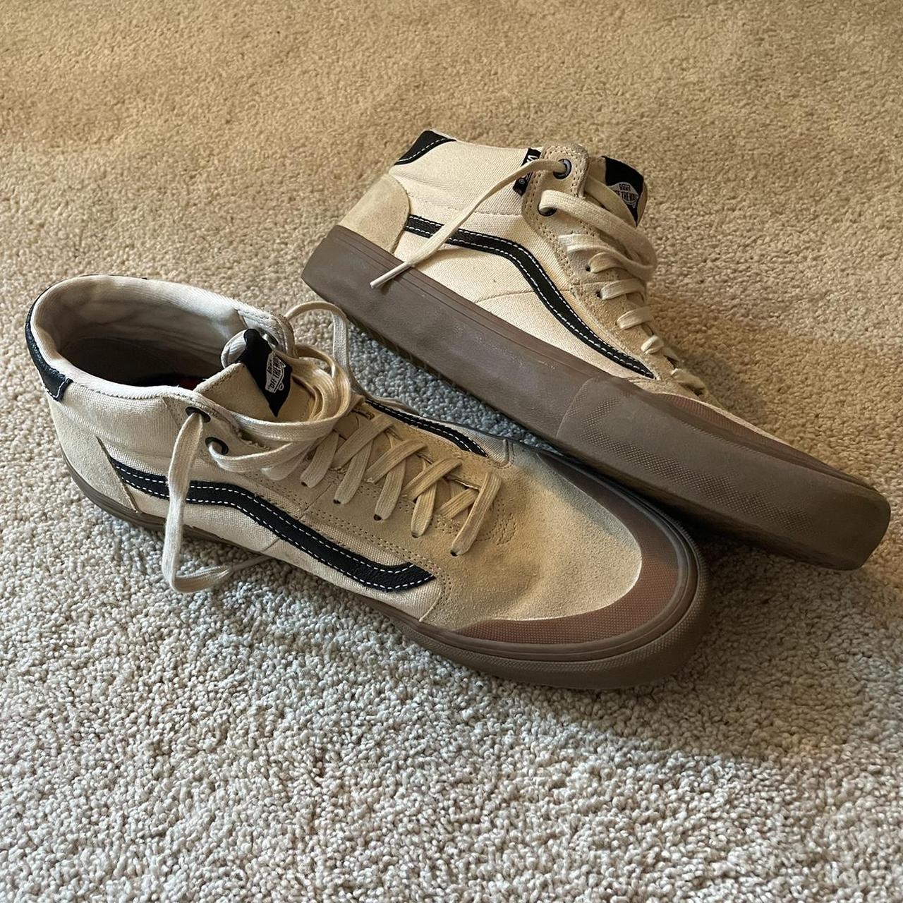 VANS: Vans Style 112 Mid Pro, size 13. Macadamia and... - Depop