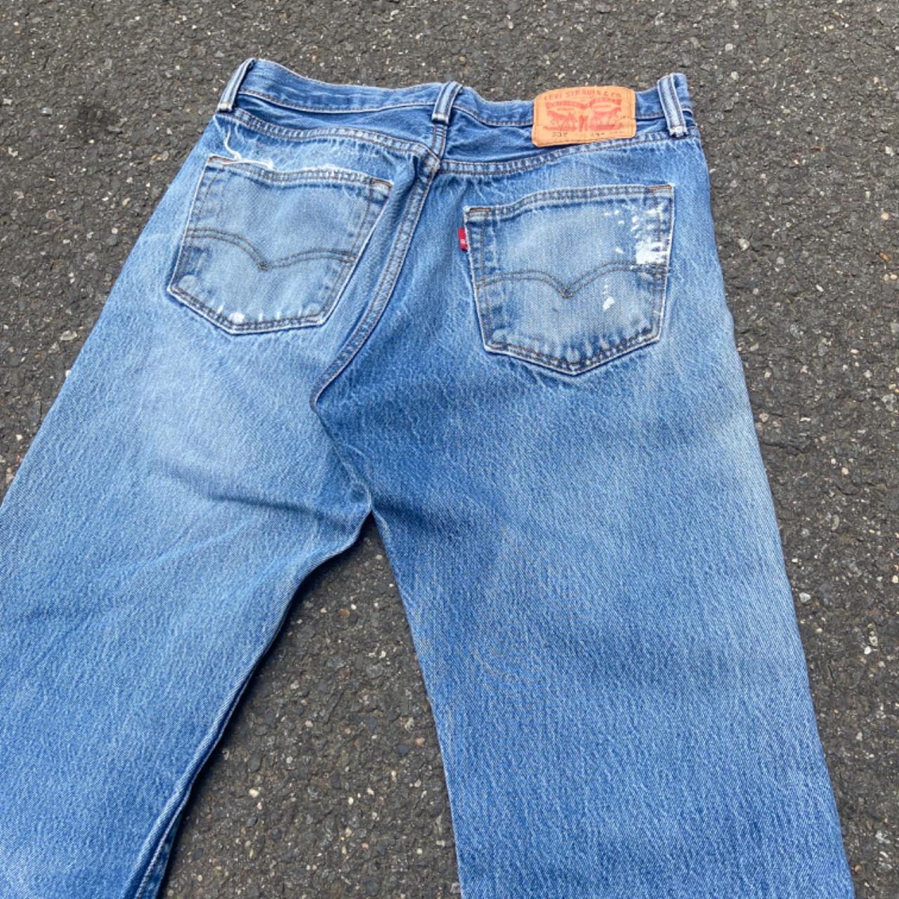 Levi's Men's Blue Jeans | Depop