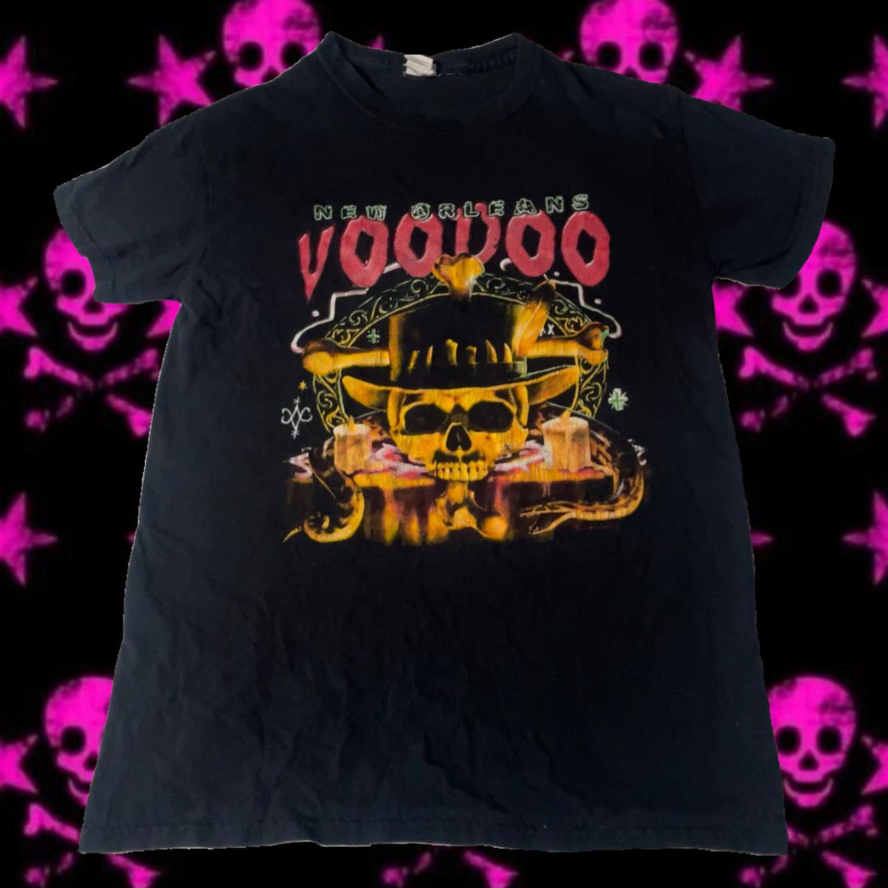 new orleans voodoo t-shirt lightly used, excellent... - Depop