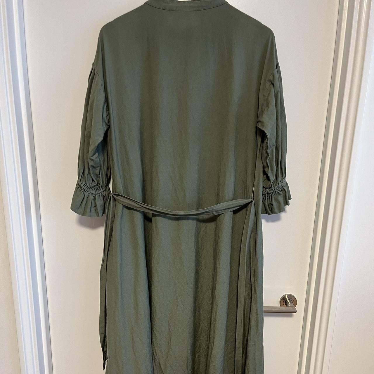 La Boheme Khaki Poppy dress - OS - Depop