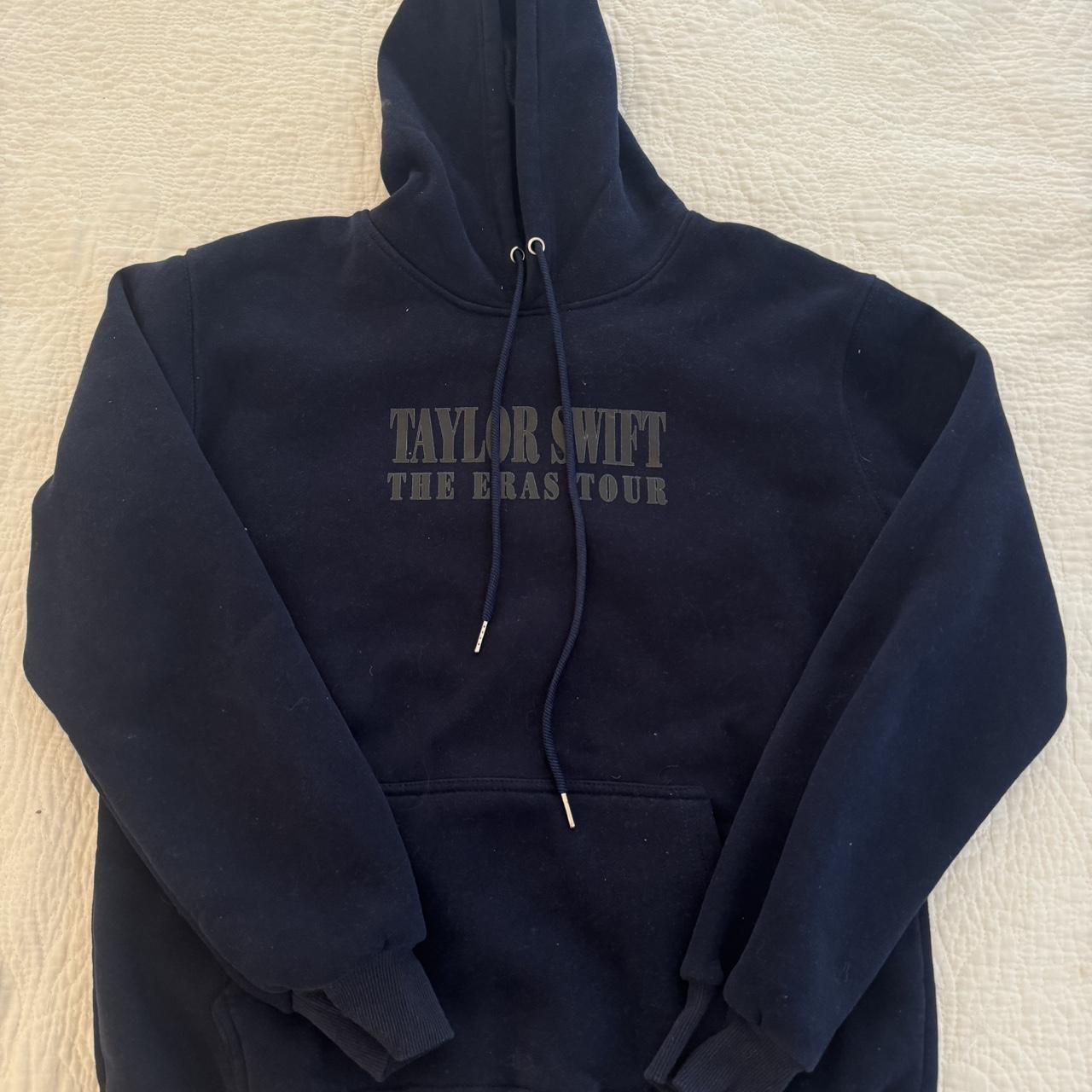 Taylor Swift navy blue hoodie from the website,... - Depop