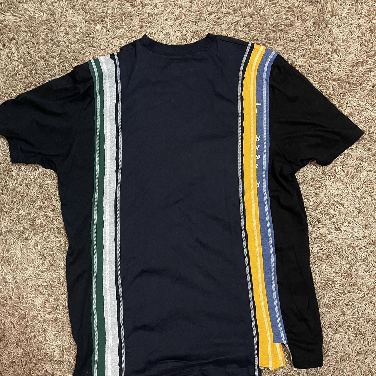 Needles Men's Black T-shirt | Depop