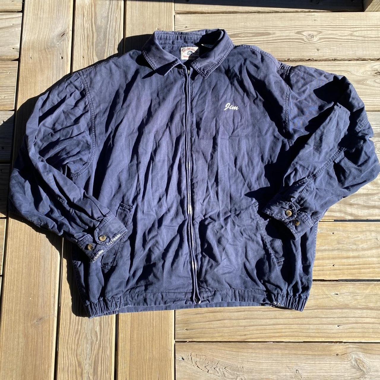 Vintage workwear Detroit style jacket. Lightweight... - Depop