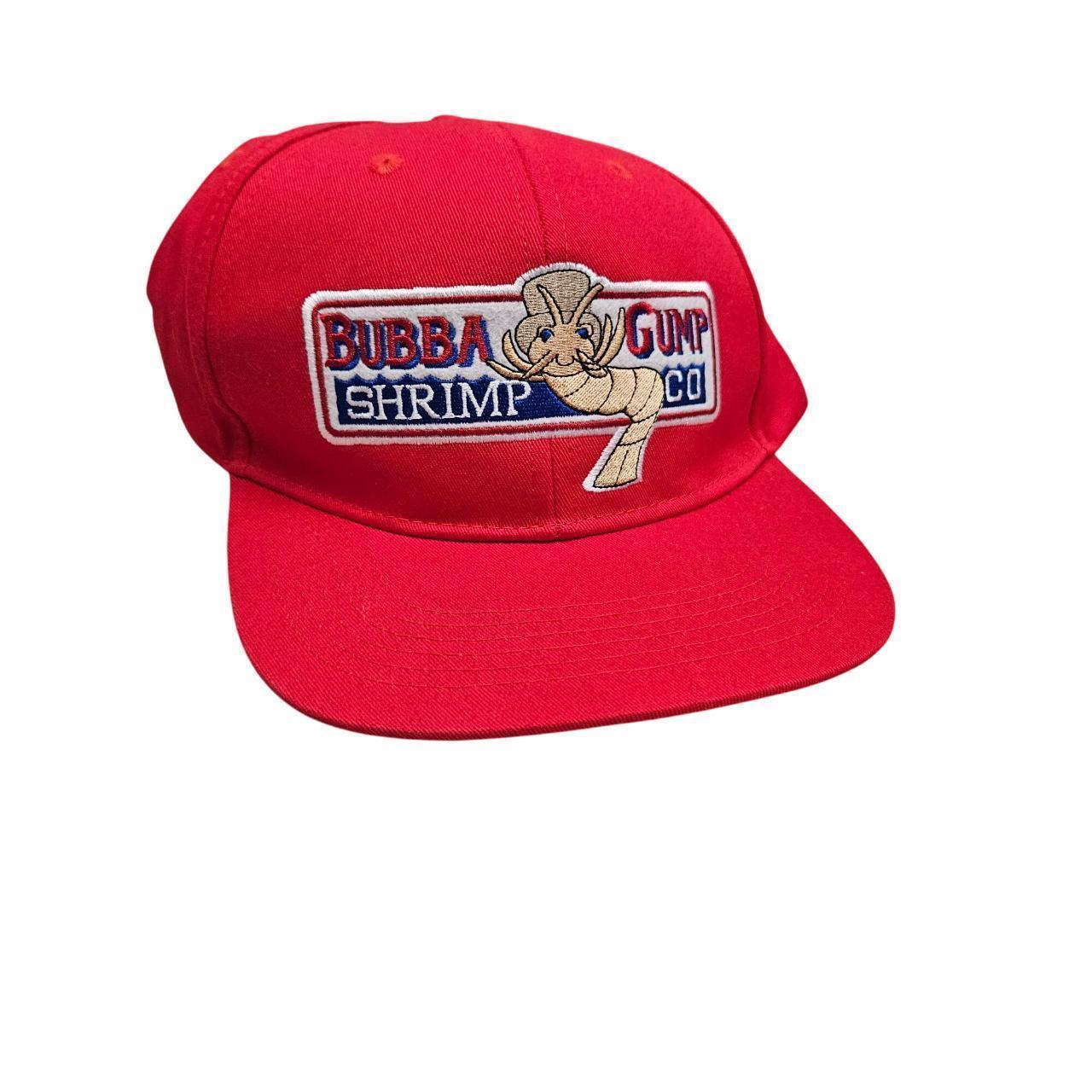 Bubba Gump Shrimp Co. Forrest Gump Red Snapback Hat... | Depop