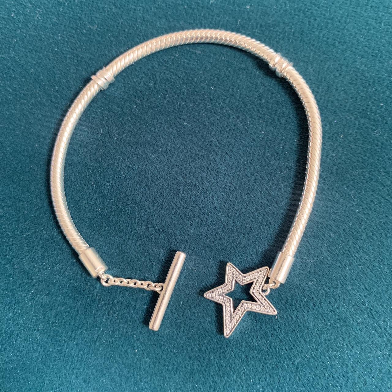 Brand new sterling silver Pandora ‘snake’ chain with... - Depop