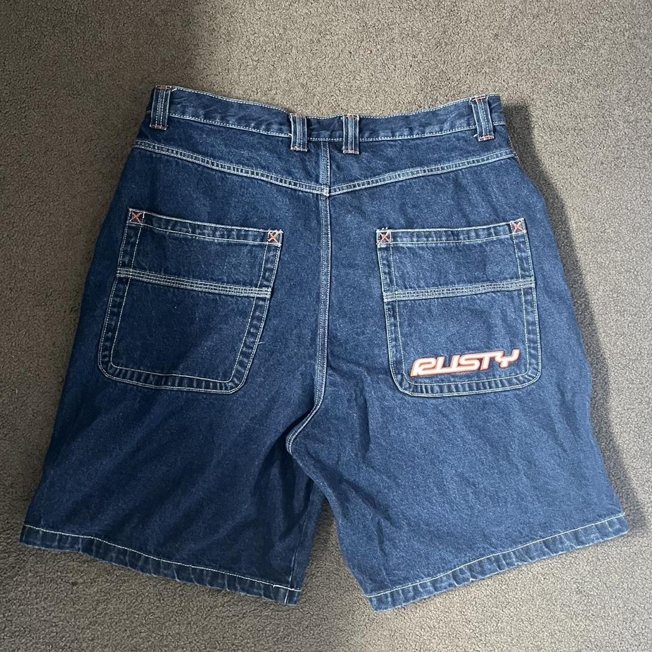 Size 36 rusty jorts only worn a few times - Depop