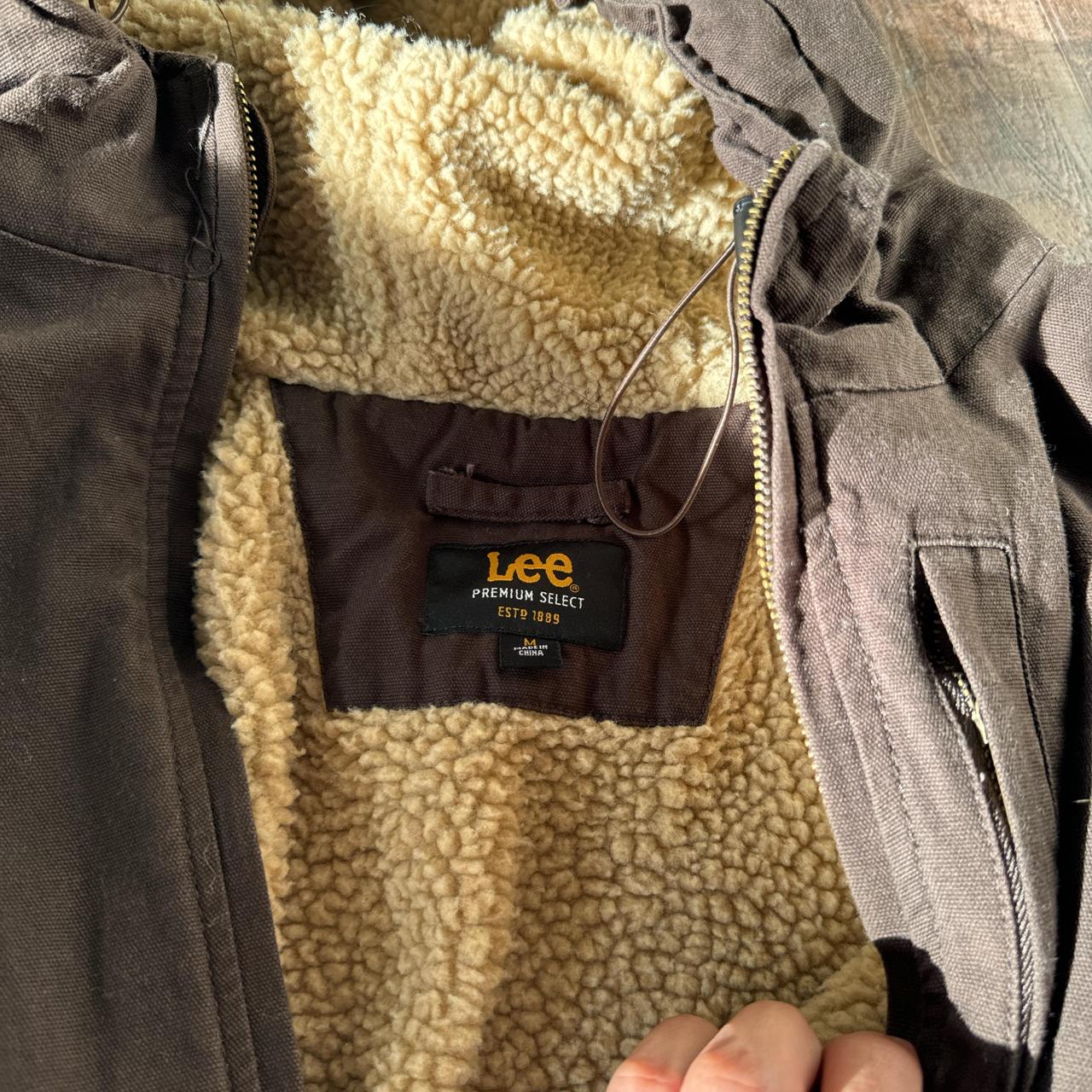 Faded Brown Lee jacket Size Medium No flaws or... - Depop