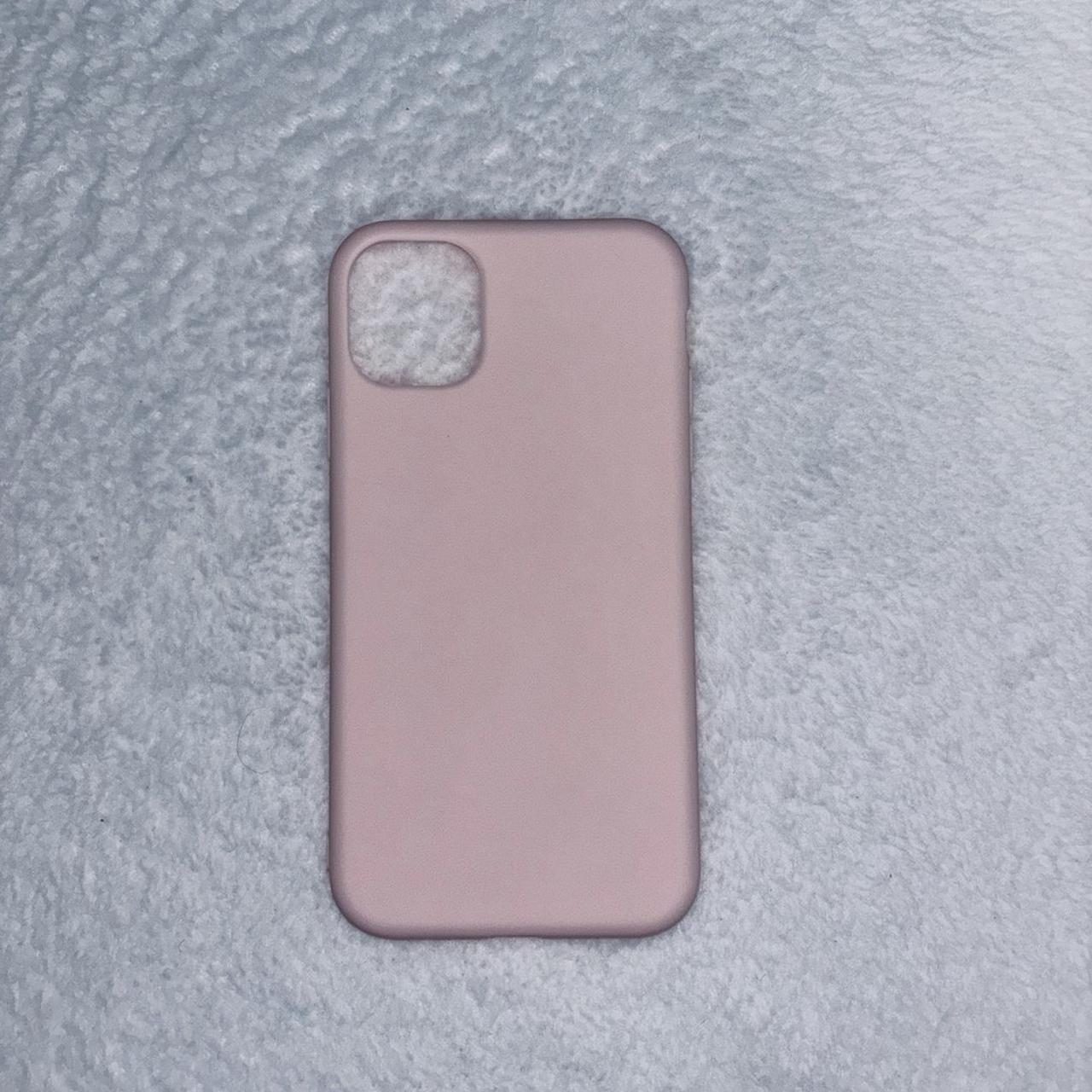 light pink phone case never used iphone 11 - Depop