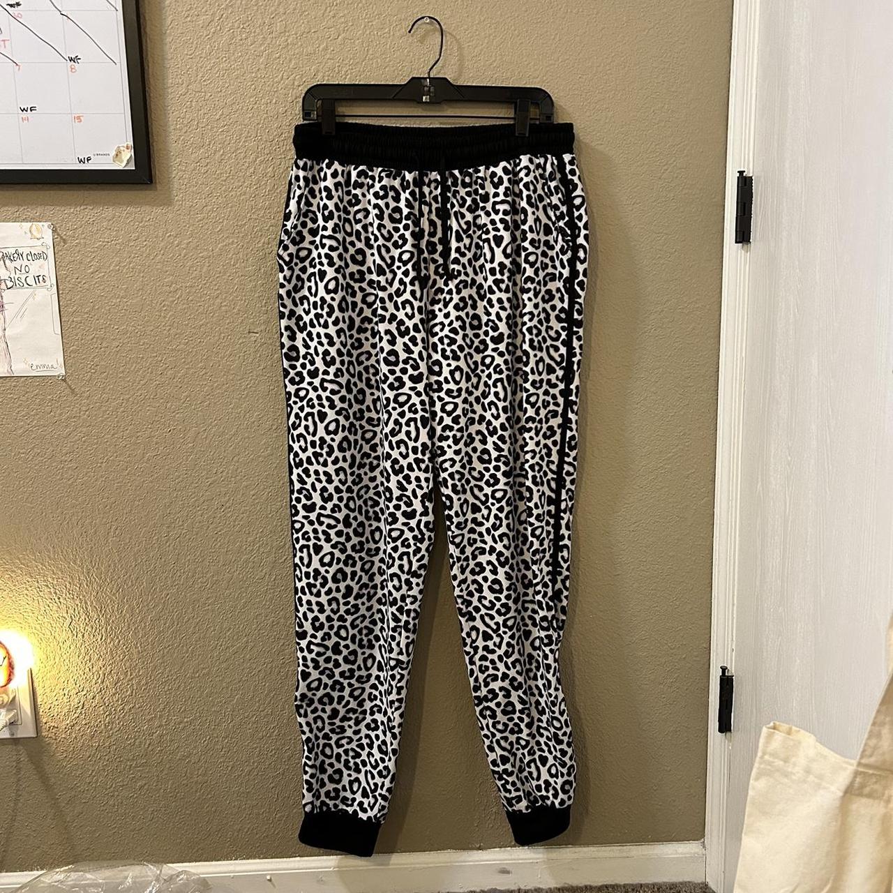 leopard print joggers - jess lea - Depop