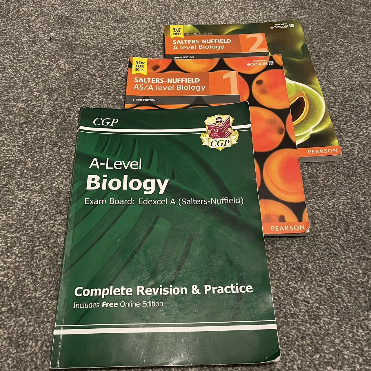 A-level biology textbooks Pearson Edexcel salters... | Depop