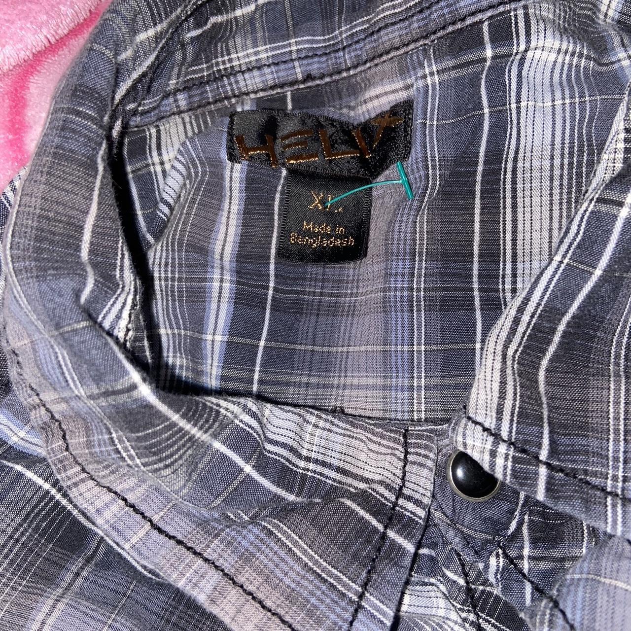 Helix shirt button up short sleeve size XL baggy hmu... - Depop