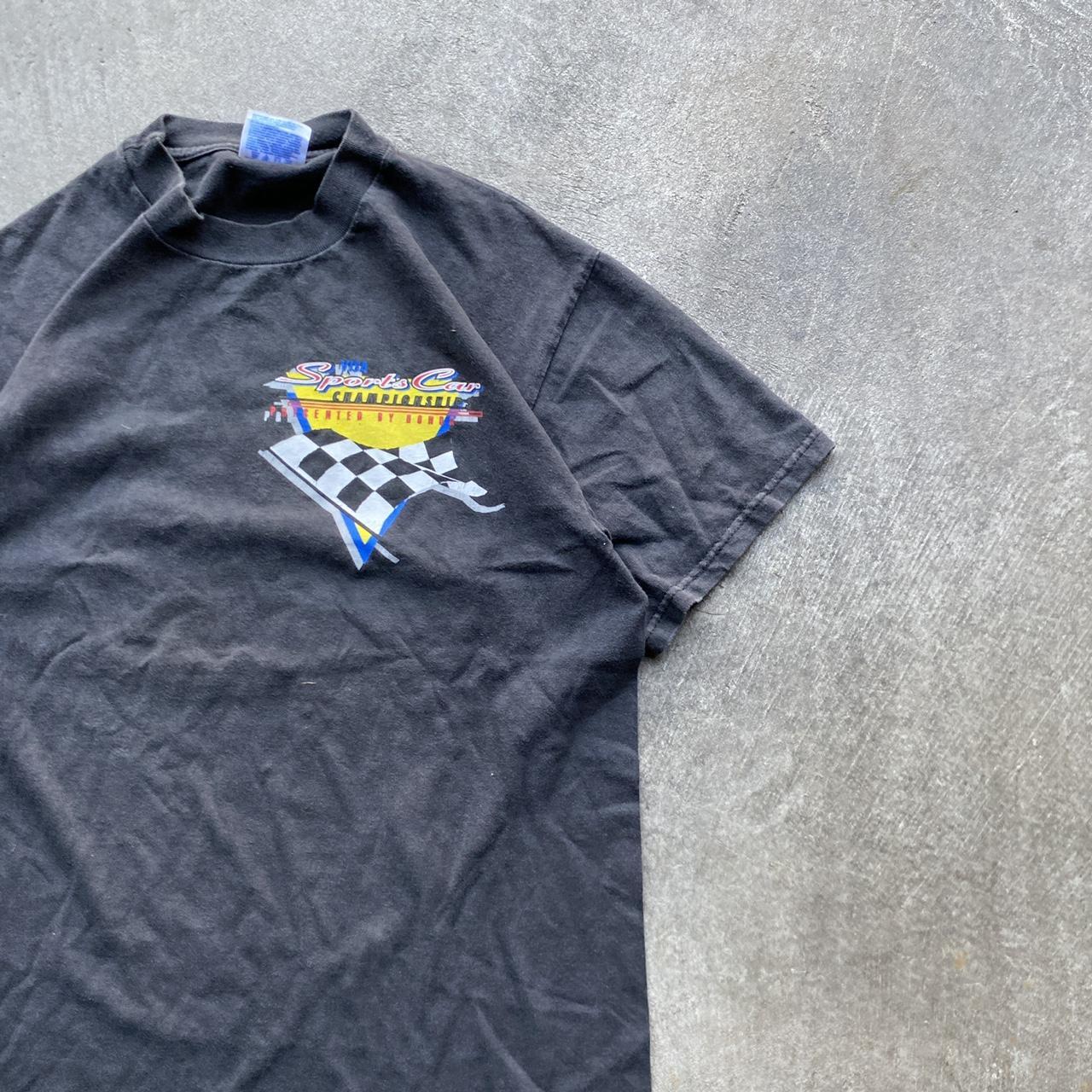 vintage racing tee - Depop