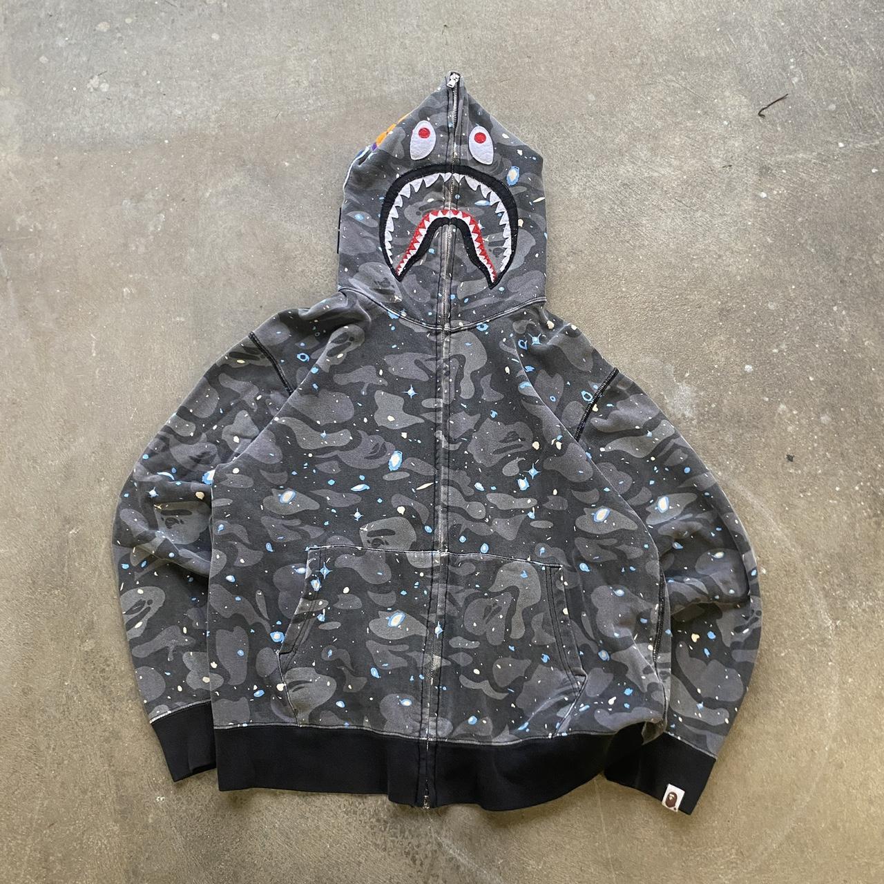 Vintage y2k bape hoodie grail Size L This item... - Depop