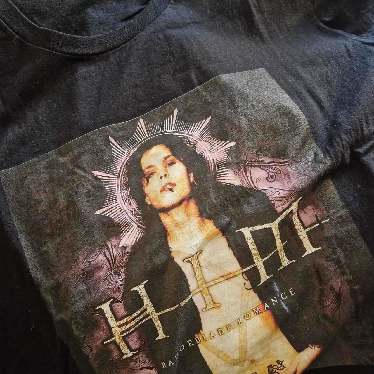 HIM Band T-Shirt, Ville Valo XXL Worn a couple of... - Depop