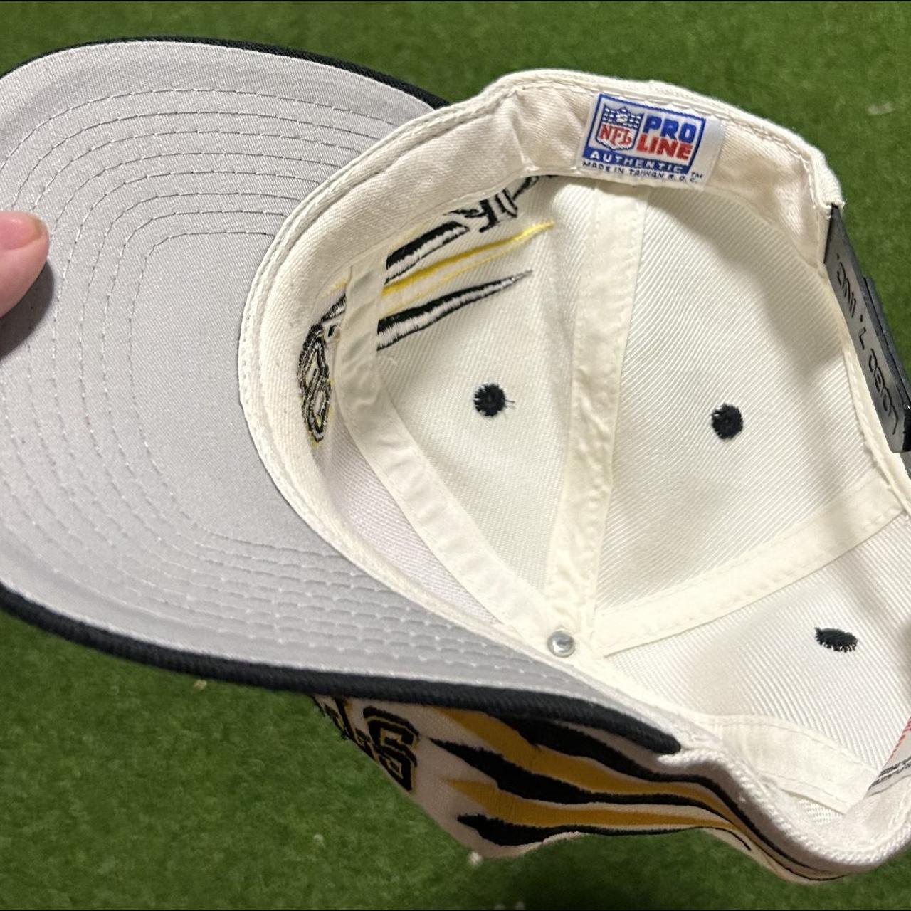 Vintage Steelers logo athletic proline SnapBack hat.... - Depop