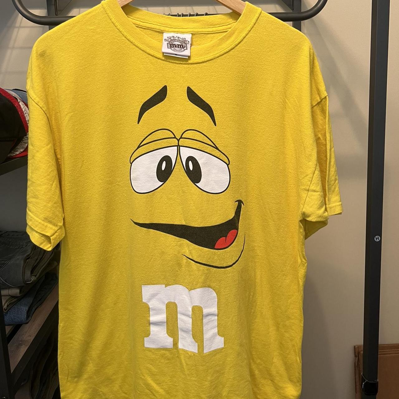 M and M yellow Tee 🍬🍪 • Size L ⭐️Open to... - Depop